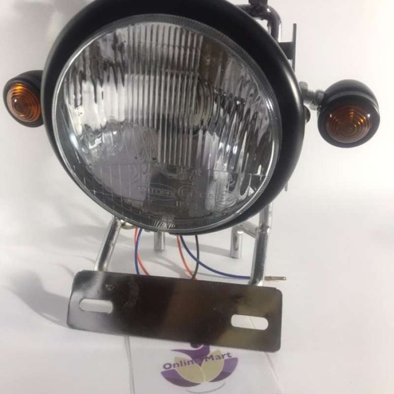 Jual Lampu Pesek Plus Breket Tulang Cb 100 Gl Pro Megapro Tiger Plus ...