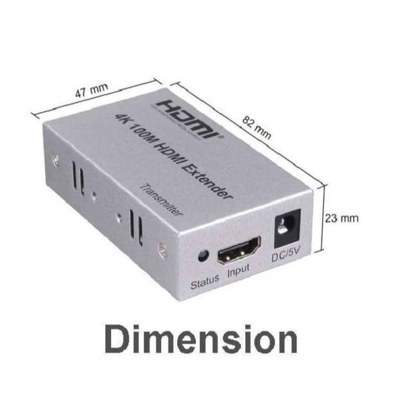 Jual Hdmi Extender 100 Meter Over Lan Utp Cable Cat5 Cat6 Support 4k Di ...