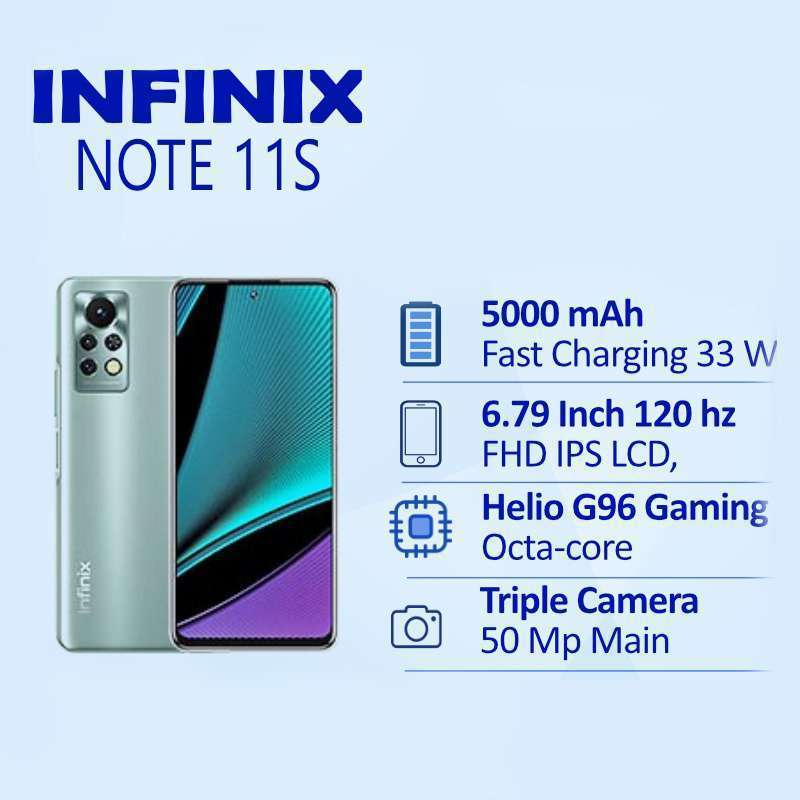 Promo Infinix Note 11s Ram 8 Rom 128GB Diskon 2% di Seller Tiga Mutiara ...