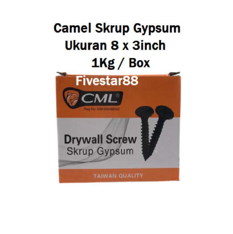 Jual Paku Skrup Gypsum Per Kg 💯 Harga Murah & Kualitas Terbaik November ...