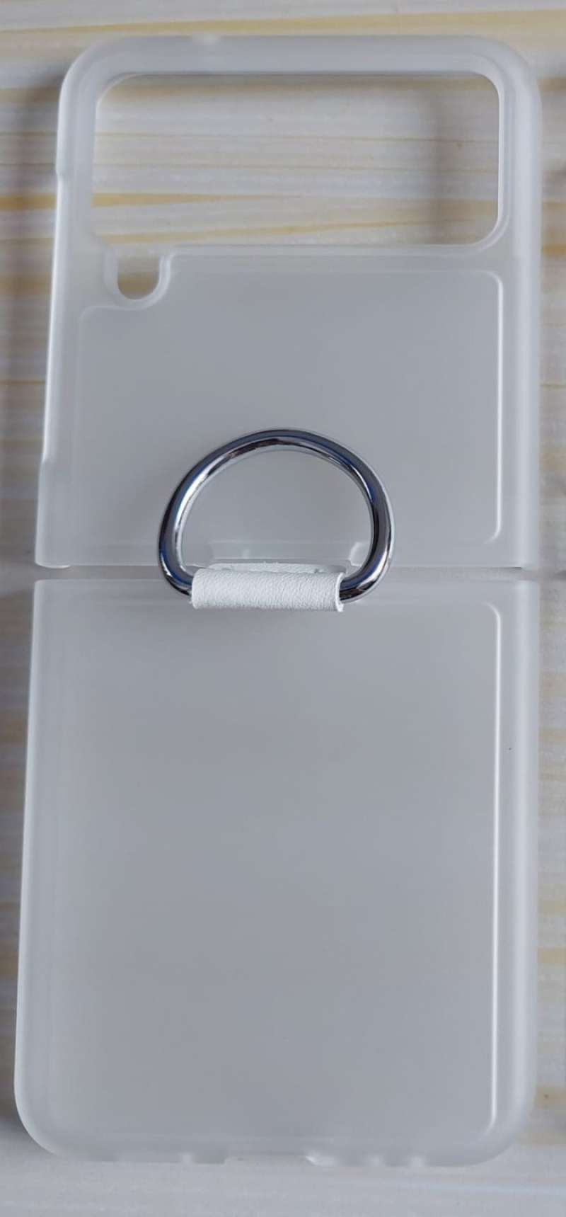 Jual SAMSUNG GALAXY Z FLIP 4 5G SLIM TRANSPARENT CASE WITH RING HOLDER ...