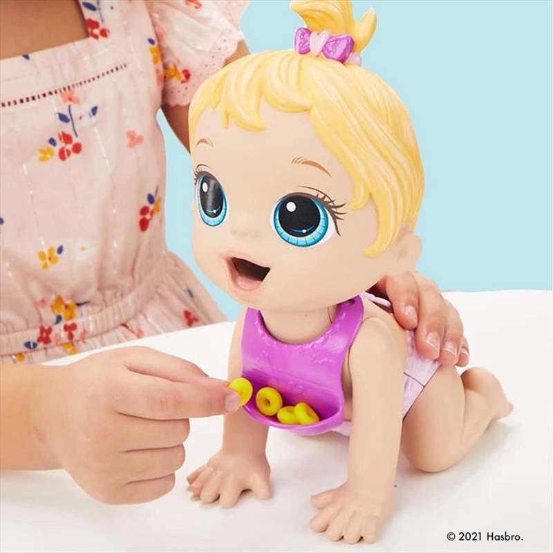 Jual Baby Alive Playset Lil Snacks Eat Poop Blonde Hair Hasbro F2617 Di ...