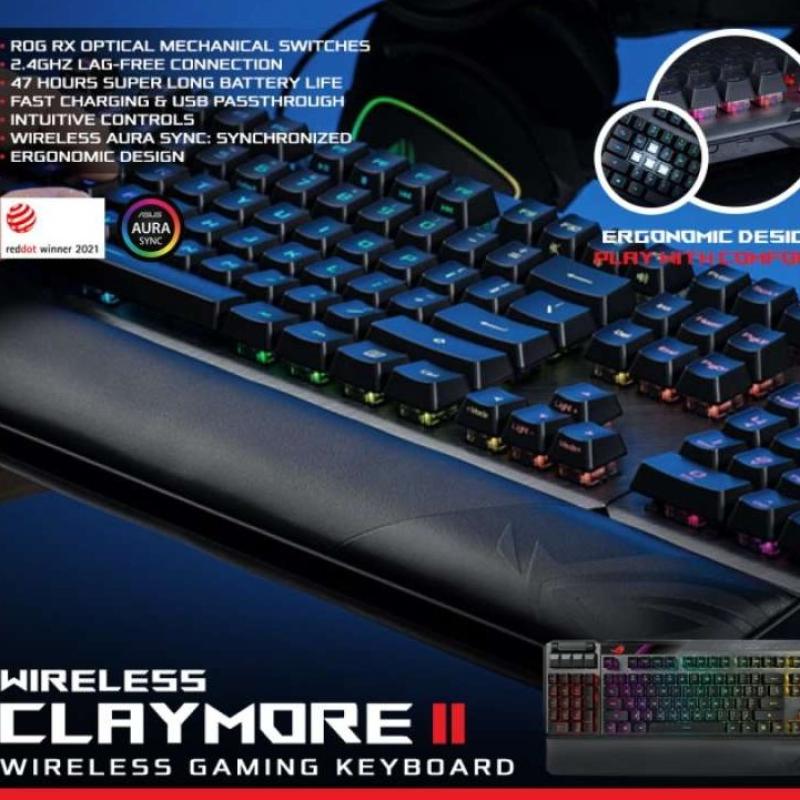 Promo Asus ROG Claymore II RGB Wireless Mechanical Gaming Keyboard ...