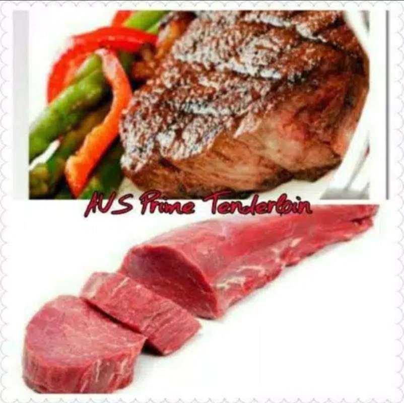 Promo AUS Tenderloin Beef Steak Cut 200 / Daging Sapi Impor Has Dalam ...
