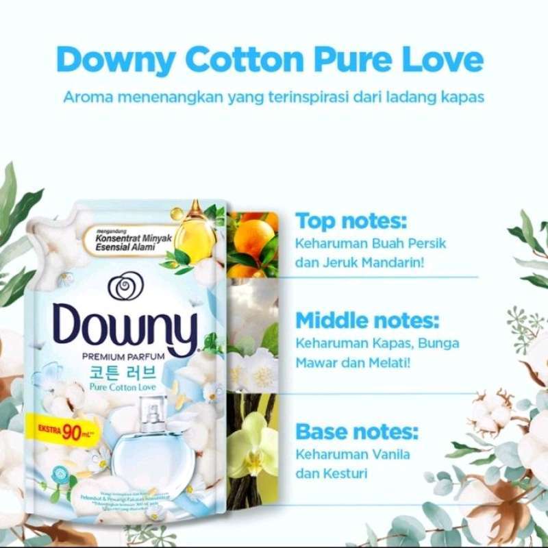 Jual Downy Pelembut & Pewangi Pakaian Konsentrat Cotton 550ml Di Seller ...