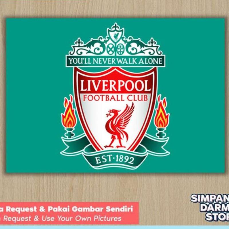 Jual Poster Sepak Bola Liverpool Bisa Request Custom gambar sendiri ...