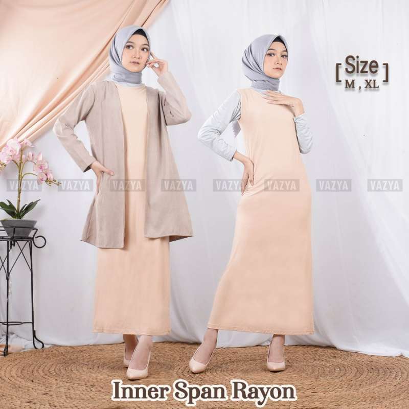 Jual Inner Longdress Putih Kekinian Terbaru - Harga Promo Maret 2024 ...