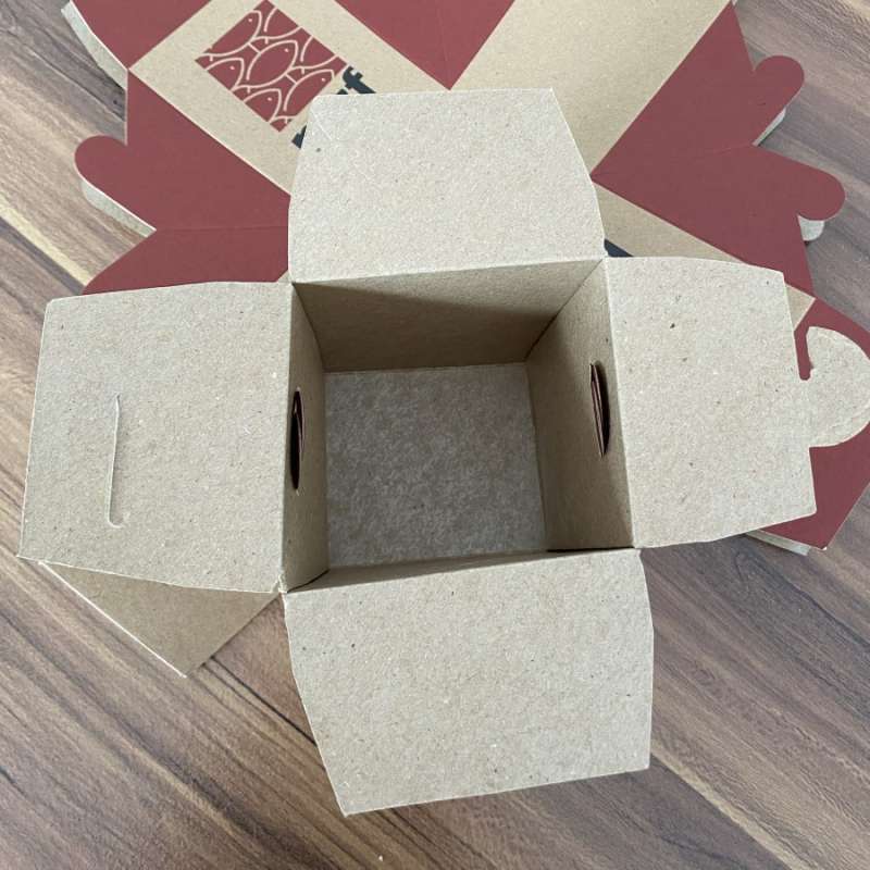 Jual Custom Box Laminasi Kraft Food Pail L Selip - 10.000pcs - 1000pcs ...