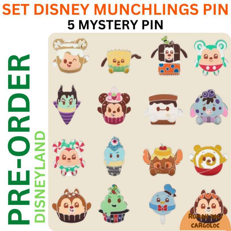 Jual Po Disney Munchlings Set Pin Bros Di Seller Main Disini - Maleber ...