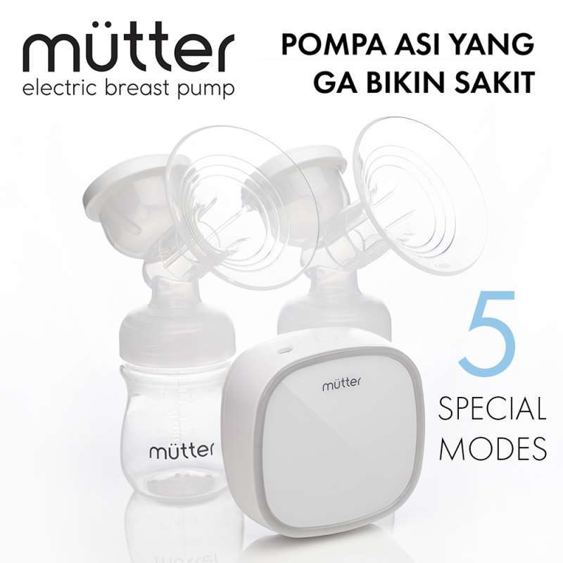 Promo MUTTER KRYSTAL Pompa ASI Elektrik Double Breast Pump Diskon 24% ...