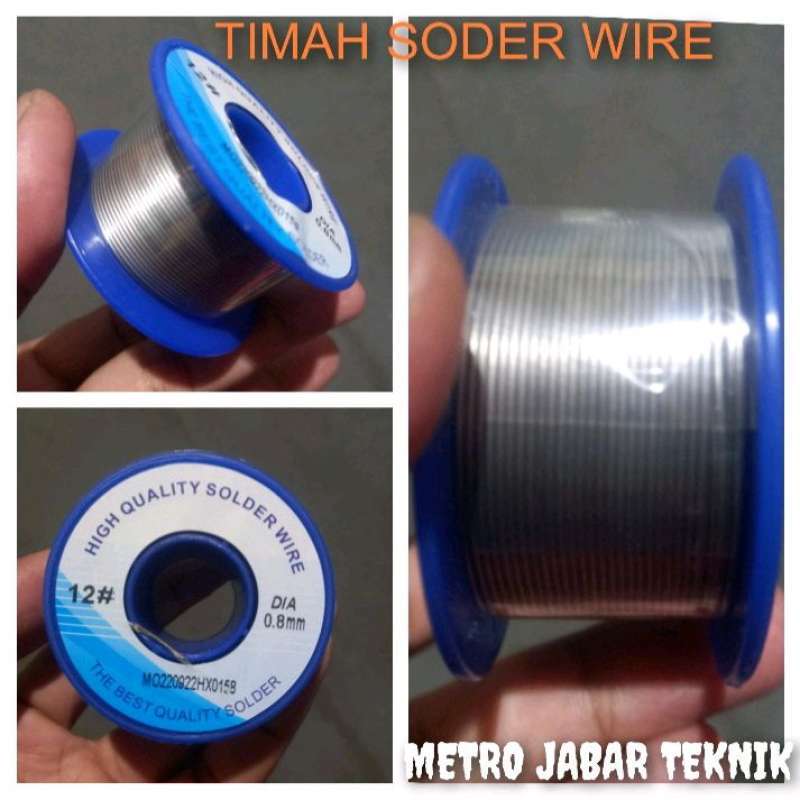 Jual Timah Solder 0.8 mm High Quality Solder Wire / Rool Timah Original ...