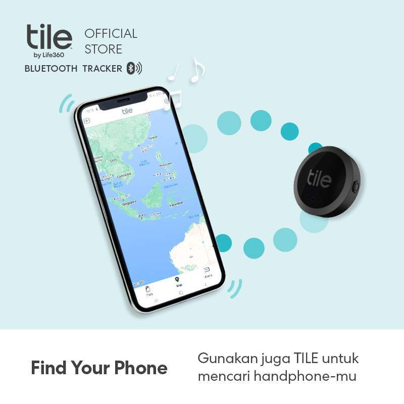Promo Tile Sticker - Bluetooth Tracker / Pelacak Pintar Diskon 30% Di ...