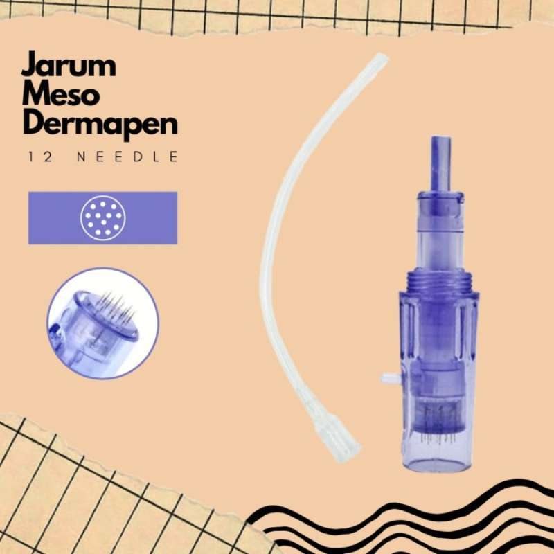 Jual Jarum 12 PIN Dermapen | meso gun mesotheraphy needle di Seller ...