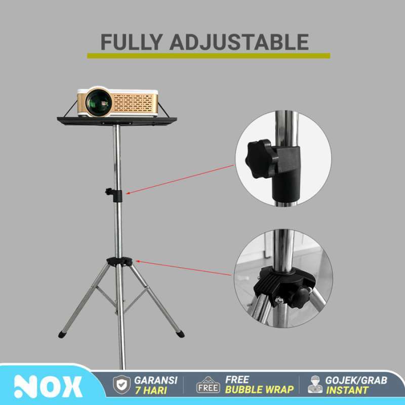 Jual Projector Stand Tripod Standing Meja Tiang Penyangga Proyektor ...