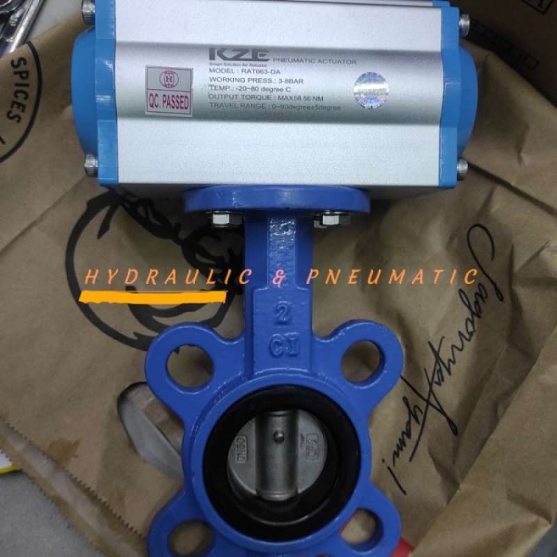 Promo PNEUMATIC ACTUATOR BUTTERFLY VALVE 2 INCH SOLENOID VALVE Diskon ...