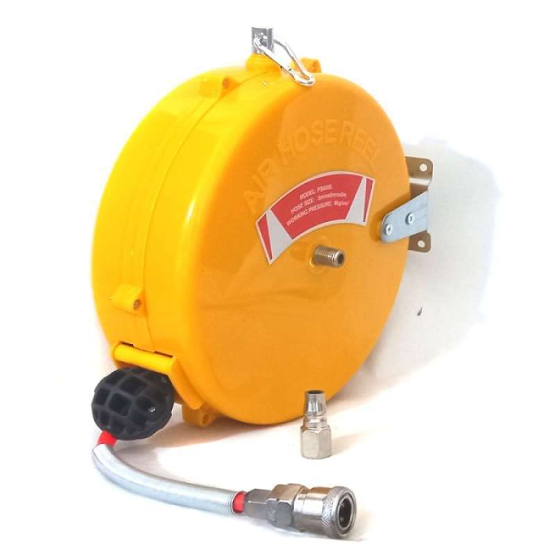 Jual Selang Kompresor Roll Otomatis 8m Air Hose Reel Selang Compresor ...