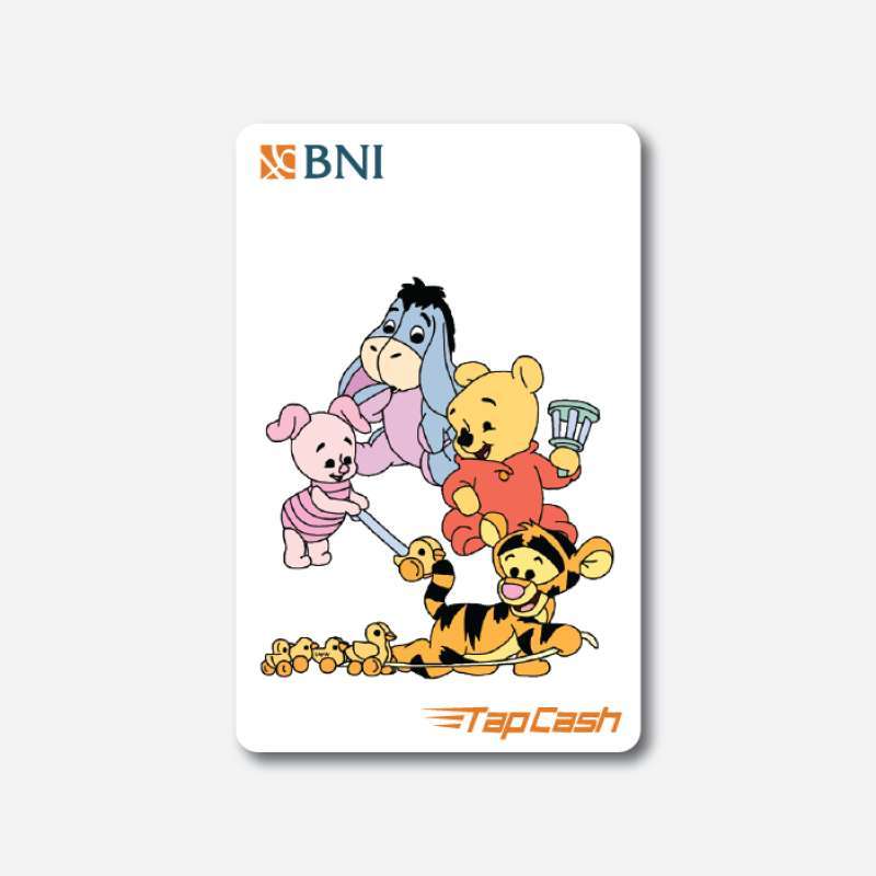 Jual Kartu BNI TAPCASH Kartun Anime Winnie The Pooh And Friends 132 ...