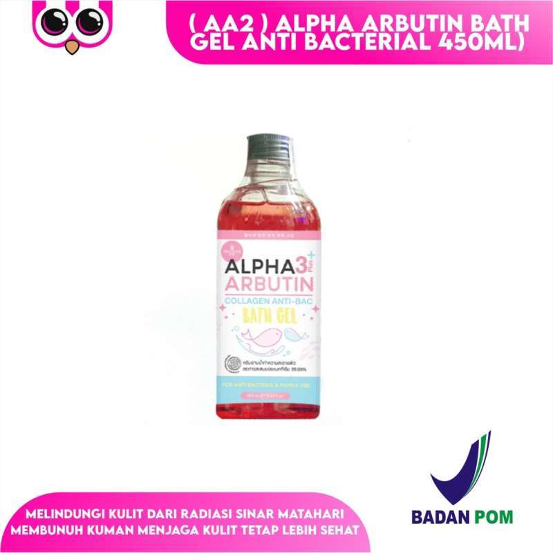 Jual ( Aa2 ) Alpha Arbutin Bath Gel Anti Bacterial 450ml / Sabun Mandi ...