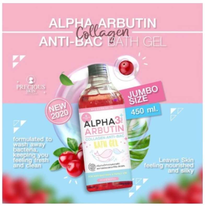 Jual ( Aa2 ) Alpha Arbutin Bath Gel Anti Bacterial 450ml / Sabun Mandi ...