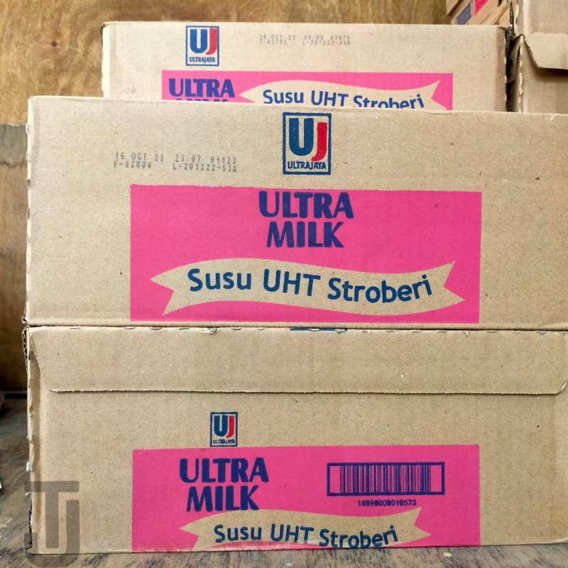 Jual Susu Ultra Milk UHT Stroberi 200ml- DUS di Seller tetapjaya II ...