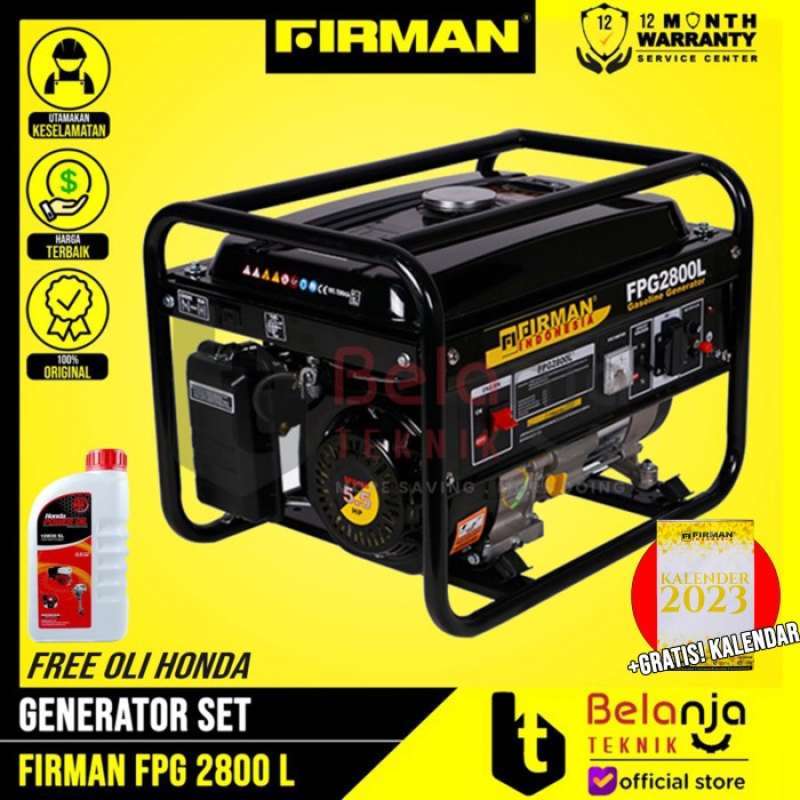 Jual Genset Firman Fpg 2800 L - Generator Di Seller Umar Store Tick ...