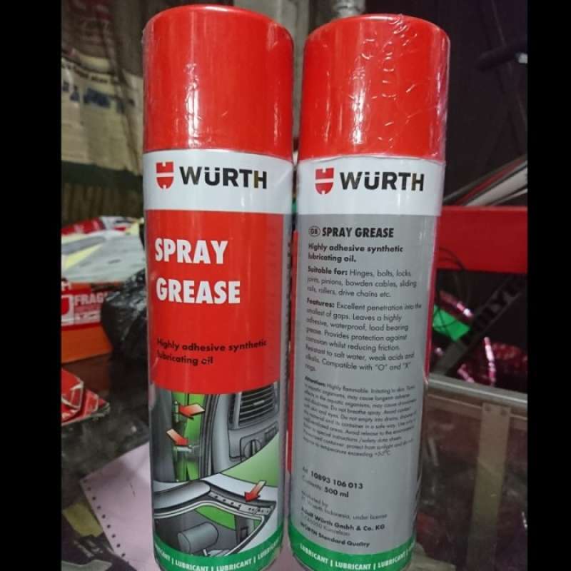 Promo Wurth Spray Grease Stemped Cair Semprot Adhesive Synthetic ...