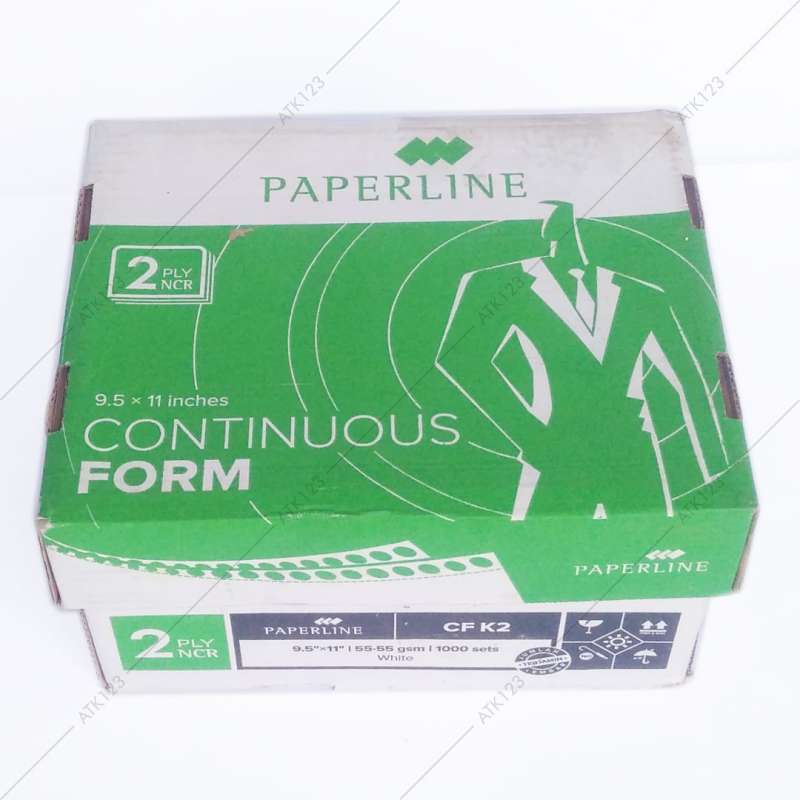Jual Continuous Form Paperline 2 Ply 9 1/2 x 11 in (K2) di Seller ...