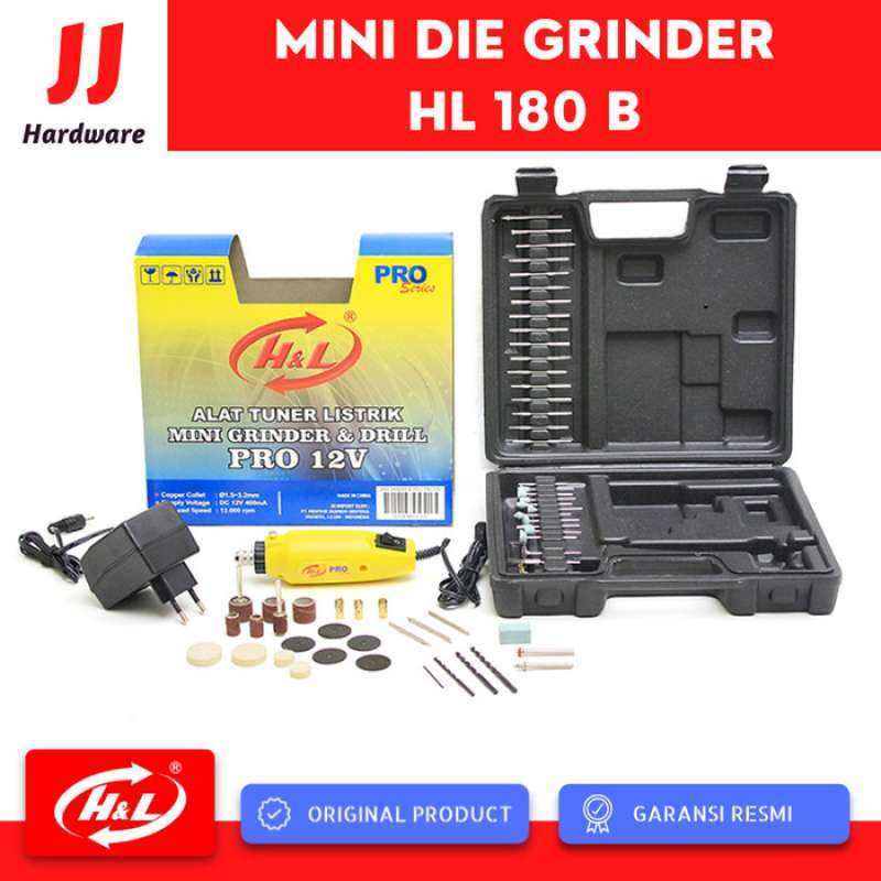 Promo Mesin Gerinda Bor Mini Tuner H&L Hl 180B Mini Die Grinder Tuner Set Diskon 23% di Seller ...