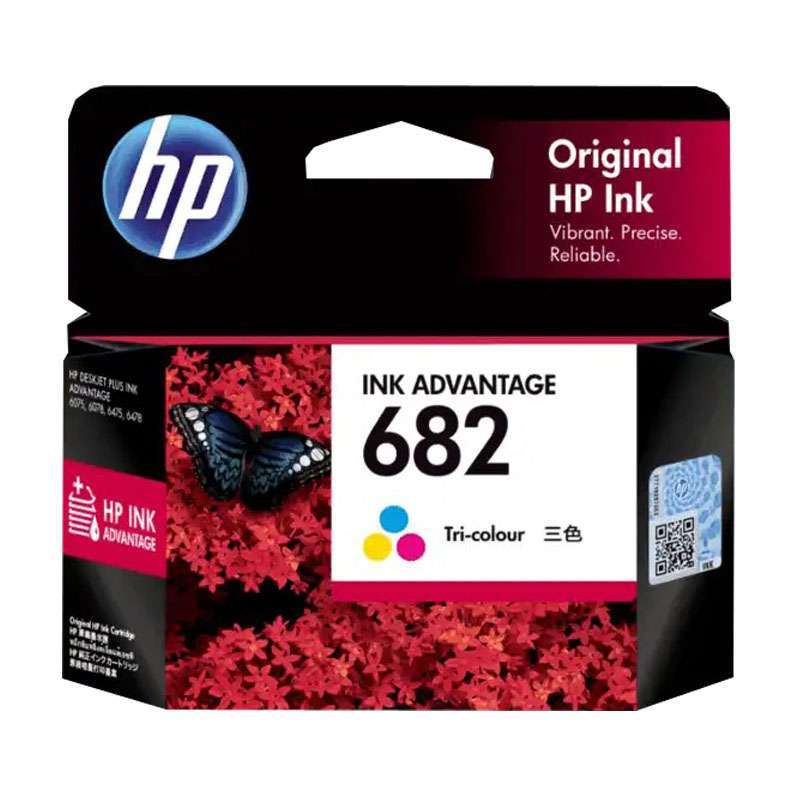 Jual Hp 682 Tri-color Original Ink Advantage Cartridge (3ym76aa) Di ...