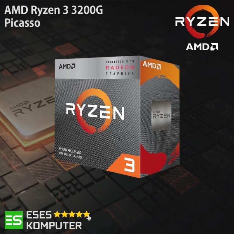Jual Amd Ryzen 3 3200g 4-core 3.60ghz Radeon Vega 8 Graphics (socket ...