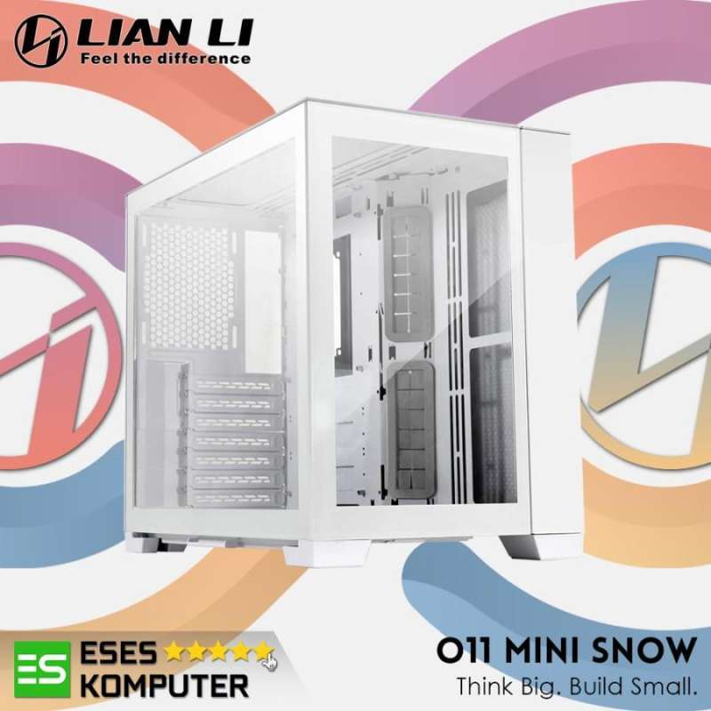 Jual Case LIAN LI O11 DYNAMIC MINI SNOW WHITE | ATX | Mid Tower di ...