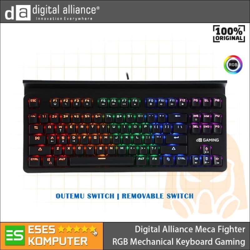 Jual Keyboard Da Digital Alliance Meca Fighter Rainbow Tkl Rgb | Gaming ...