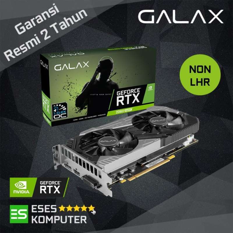 Jual VGA GALAX GeForce RTX 2060 SUPER (1-Click OC) |8GB DDR6 | DUAL FAN ...