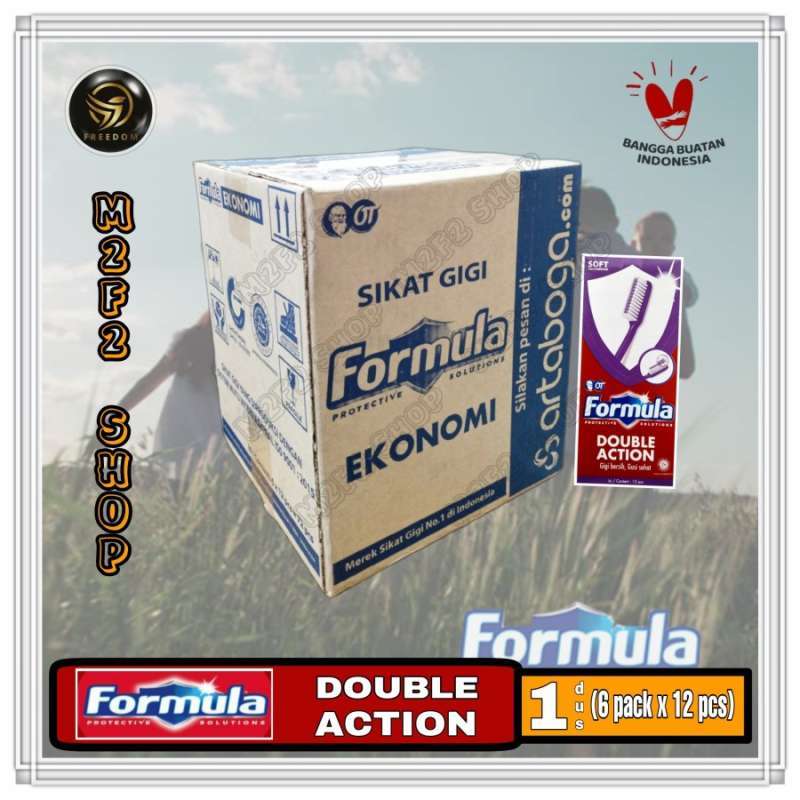 Promo Sikat Gigi Formula Soft Double Action | Toothbrush (kemasan ...
