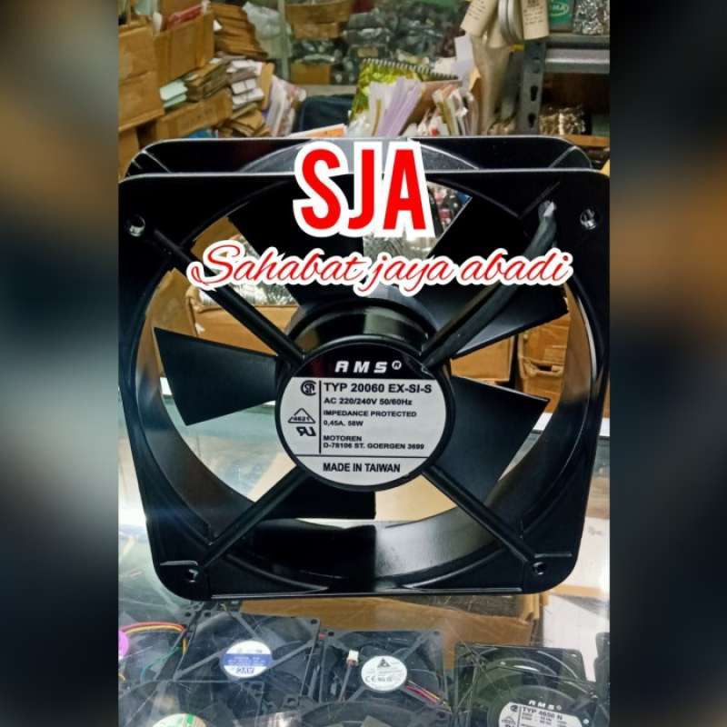 Jual Cooling Fan Kipas Ams Typ 20060 Ac 220V Ukuran 20Cm Made In Taiwan ...