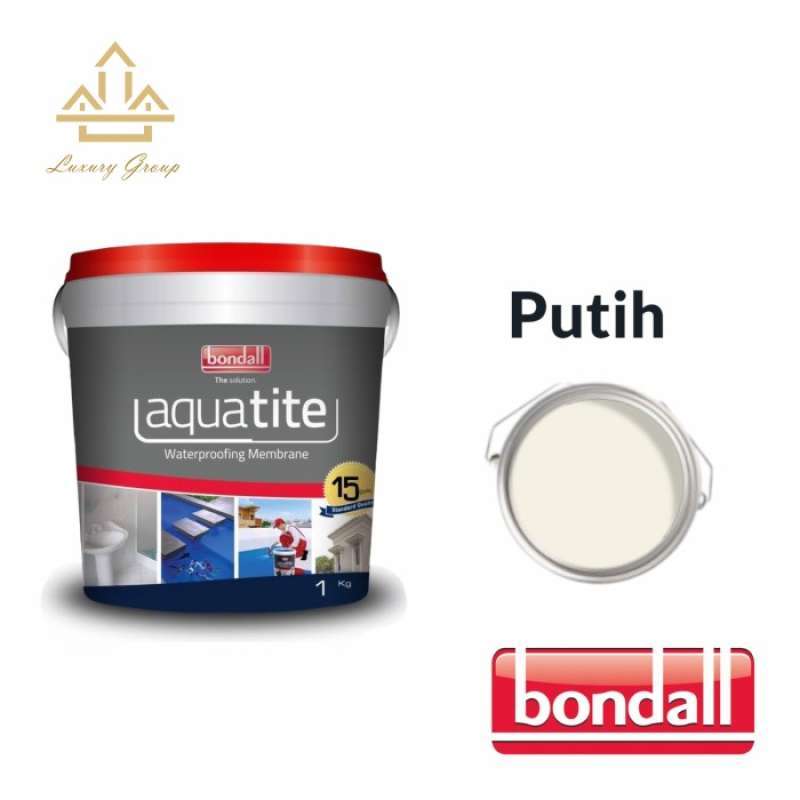 Promo Bondall Aquatite Putih Membrane Cat Waterproofing Anti Bocor 1 Kg ...