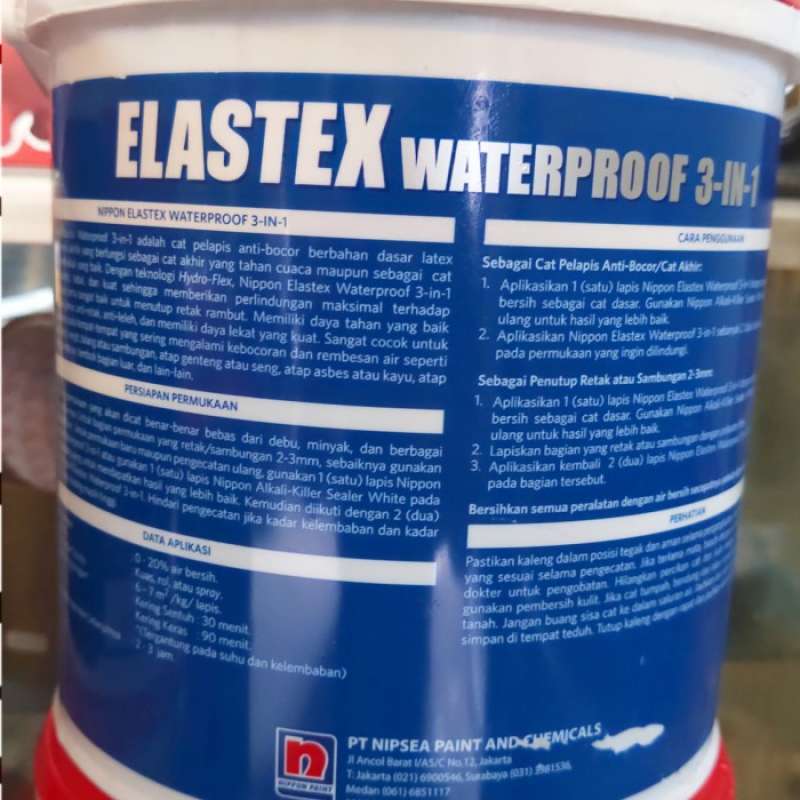 Promo Elastex 4 Kg Waterproofing 3 In 1 Nippon Paint | Cat Anti Bocor ...