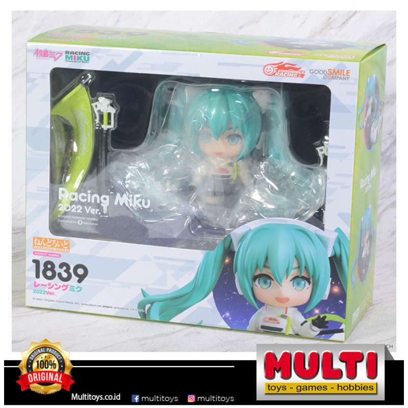 Jual NENDOROID 1839 RACING MIKU 2022 VER 12823 di Seller Multi Toys Official Store - Kelapa Nias ...