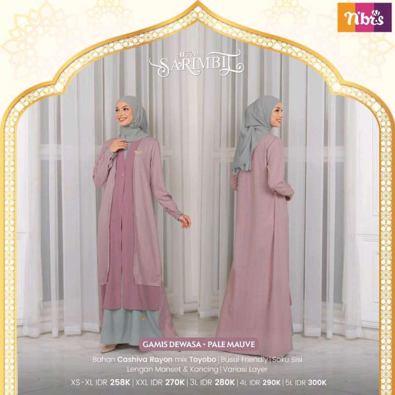 Jual Gamis Nibraw Serimbit Kekinian Terbaru - Harga Promo Maret 2024 ...