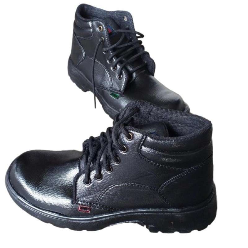 Promo Sepatu Safety Pria / Sepatu Septi Kulit / Sepatu Kerja Ujung Besi ...