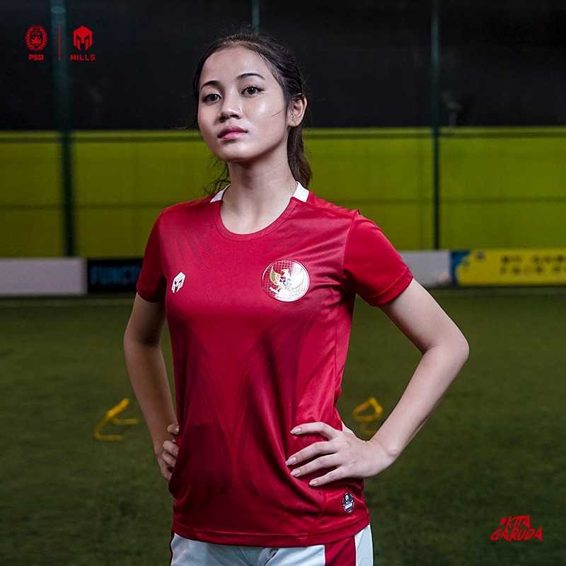 Jual Mills Timnas Indonesia Jersey Home Women Player Issue 22017gr Red ...