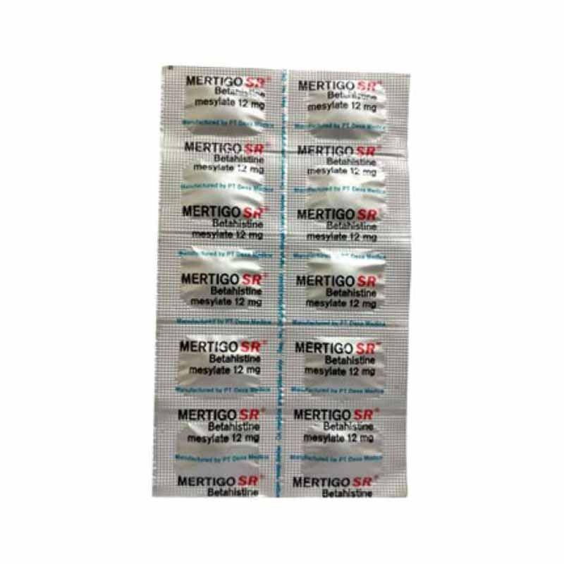 Jual Mertigo Sr Obat Resep Dokter [12 Mg/ 10 Tablet] di Seller Saif ...