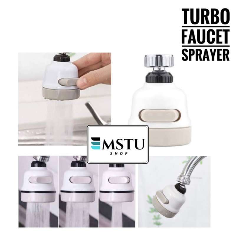Promo Turbo Faucet Sprayer (Sambungan Kran Air/ Wastafel/ Kran Angsa ...