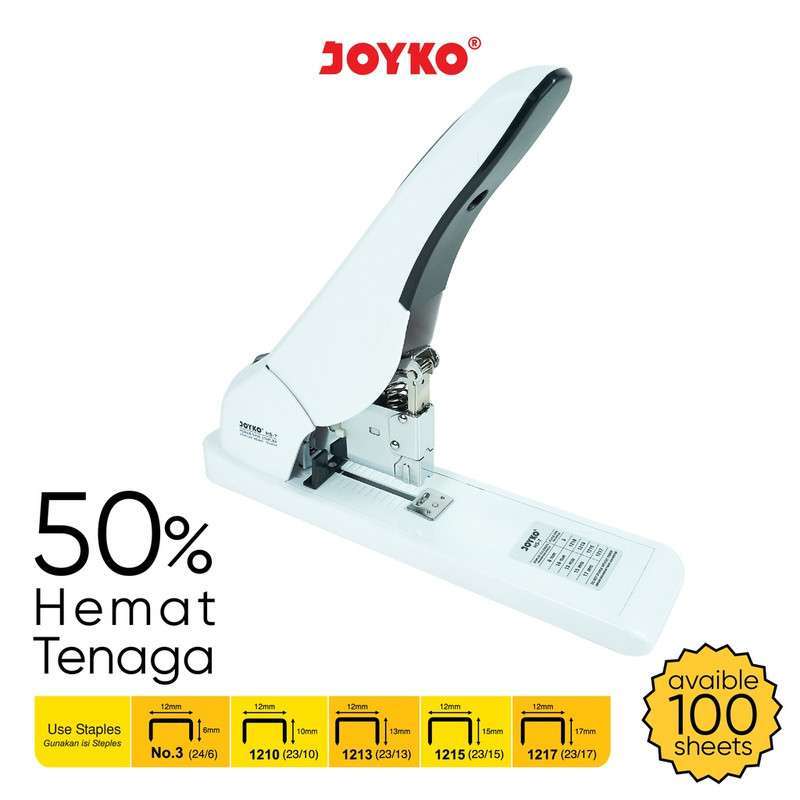 Jual Heavy Duty Stapler Stepler Heavy Duty Joyko HS-7 Power Save di ...
