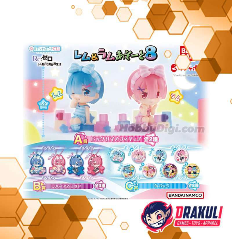 Jual Gacha Gashapon Re Zero Rem Ram Asst 8 Di Seller Drakuli Games ...
