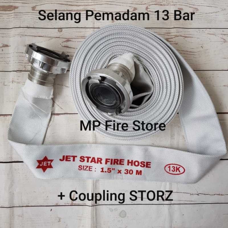 Jual 1.5 Inch X 30 Mtr + Coupling Storz Fire Hose Selang Pemadam Jet Star Di Seller Berkah Mulia ...