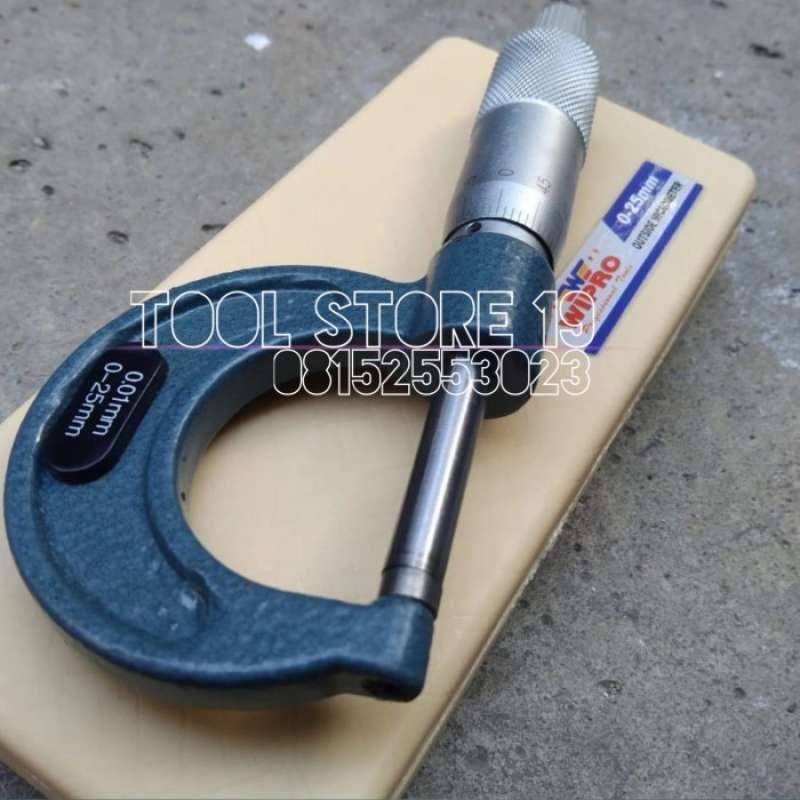 Jual Alat Ukur Diameter Dalam Micrometer Outside 0-25 Mm Original Wipro ...
