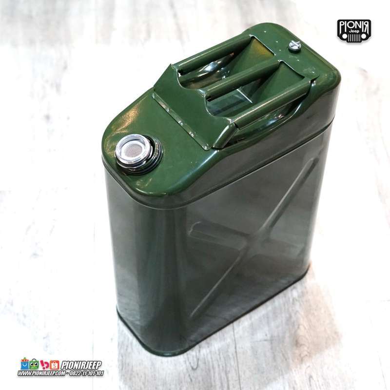 Jual Jerigen Besi Bensin Solar Army NATO MILITARY Steel Jerrycan Tanki ...