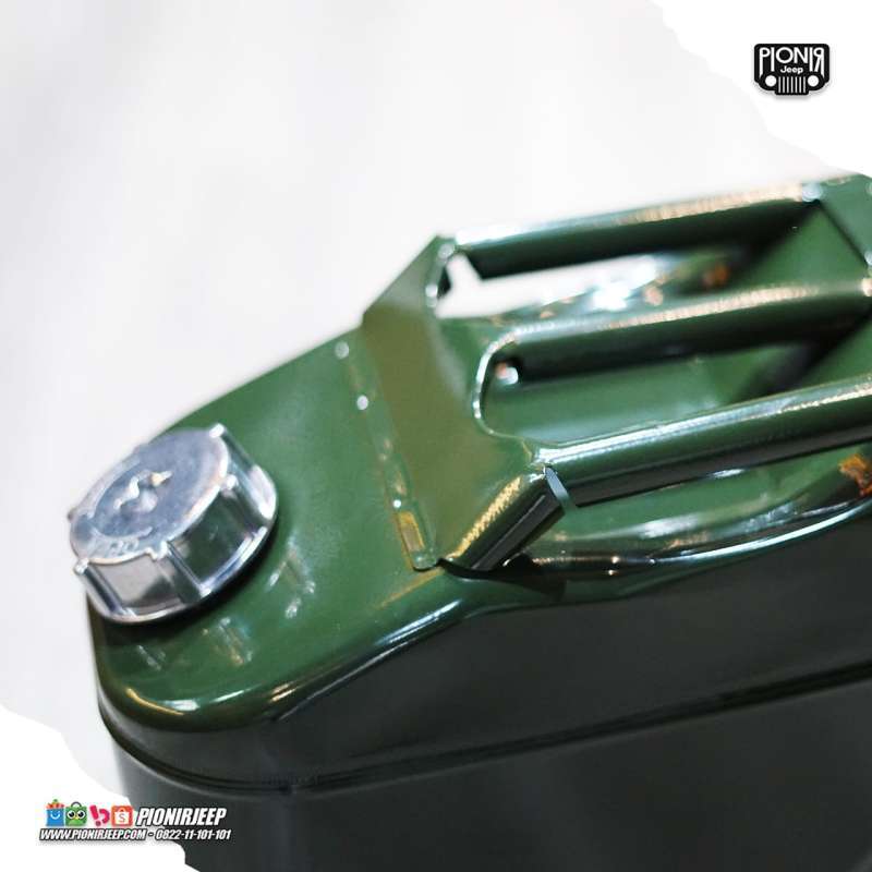 Jual Jerigen Besi Bensin Solar Army NATO MILITARY Steel Jerrycan Tanki ...
