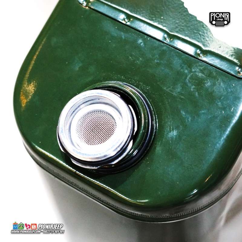 Jual Jerigen Besi Bensin Solar Army NATO MILITARY Steel Jerrycan Tanki ...